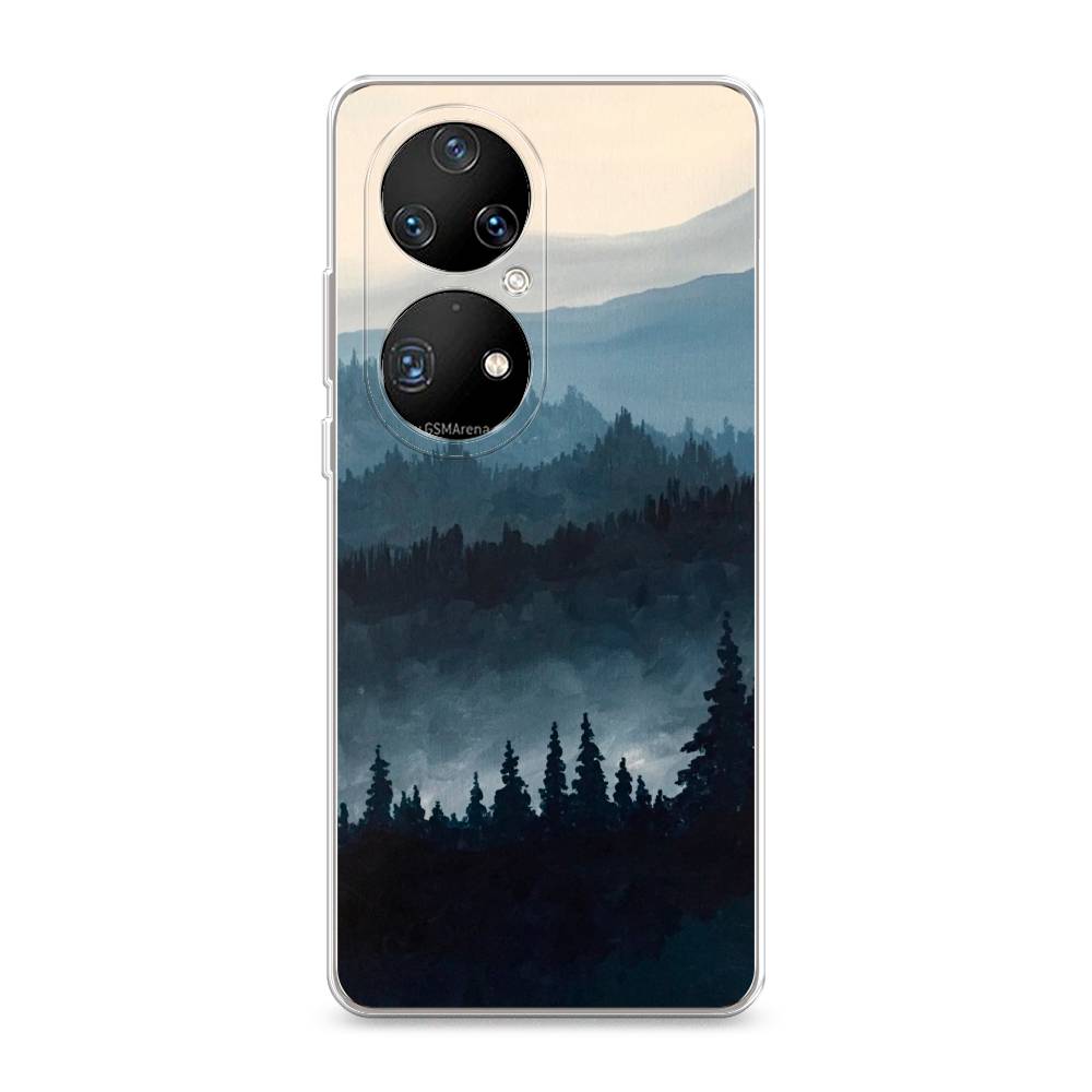 Чехол Awog  на Huawei P50 Pro "Туманные горы"