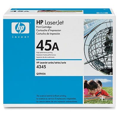 Картридж для лазерного принтера HP 45A (Q5945A) черный, оригинал