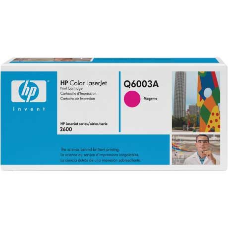 Картридж для лазерного принтера HP 124A (Q6003A) пурпурный, оригинал
