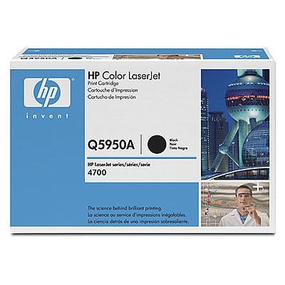 Картридж для лазерного принтера HP 643A (Q5950A) черный, оригинал