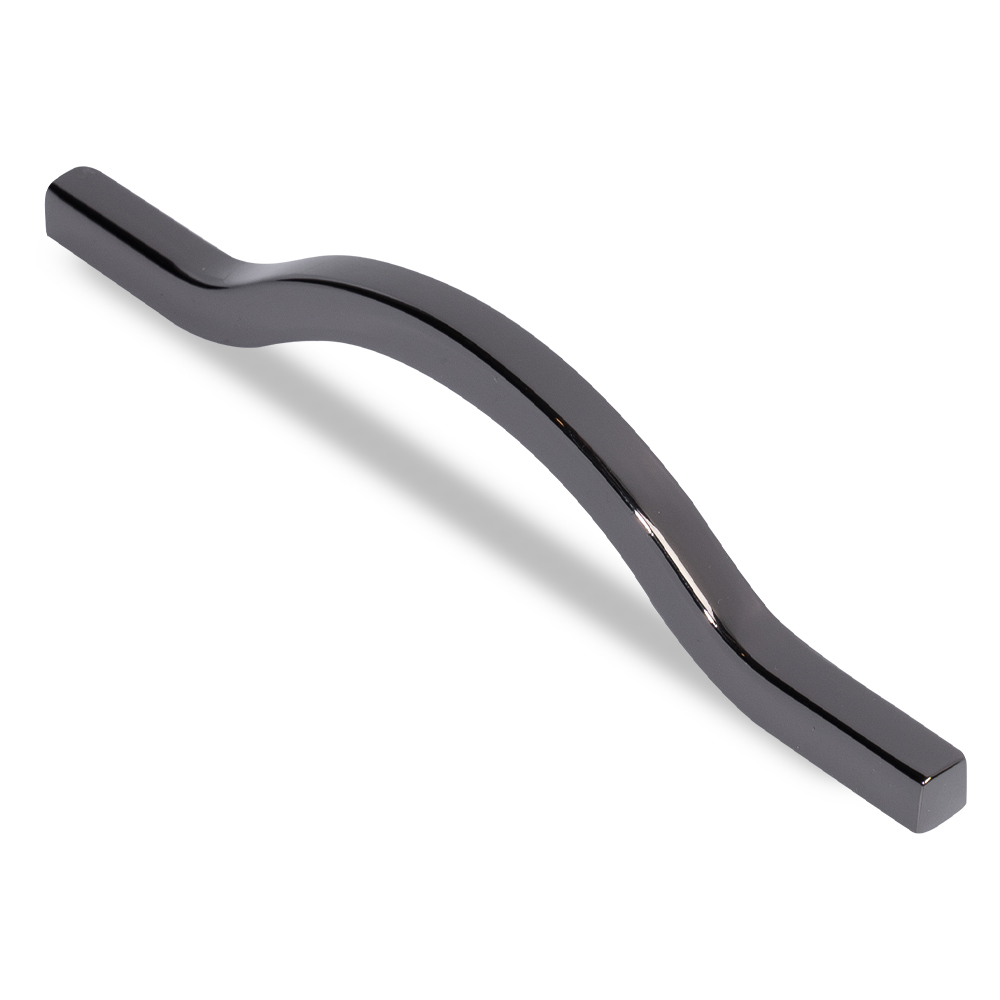 Ручка-скоба мебельная JET 706 C=96/128 мм черный никель