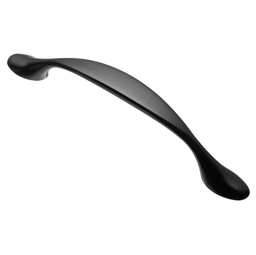 Ручка-скоба мебельная Camaio C=128 мм черная матовая