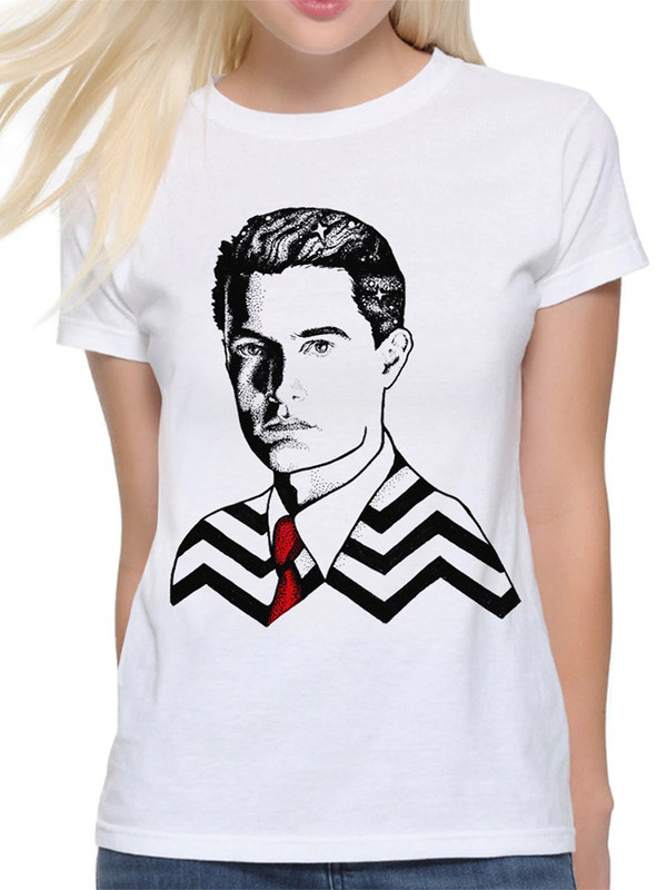 Футболка женская DreamShirts Studio Твин Пикс / Агент Дейл Купер / Twin Peaks белая M