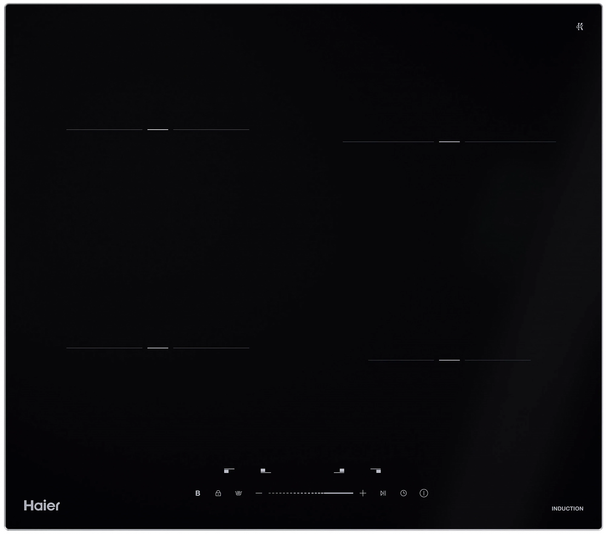 Встраиваемая варочная панель индукционная Haier HHY-Y64TVAB черный