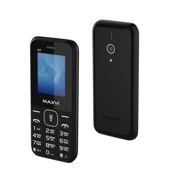 Мобильный телефон Maxvi C27 Black