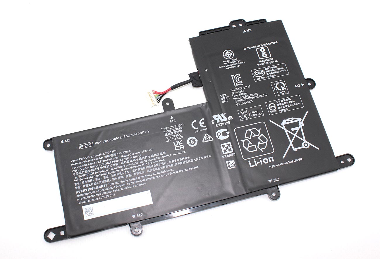 Аккумулятор для ноутбука HP Chromebook 11A-NA (FO02XL) 7,6V 37,6Wh