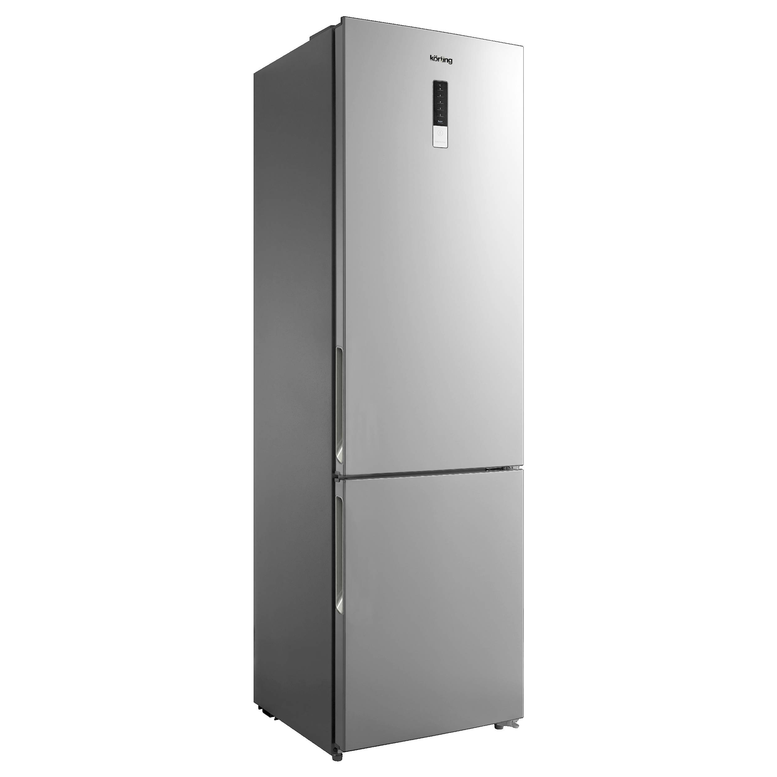 Холодильник Korting KNFC 62017 X серебристый; серый