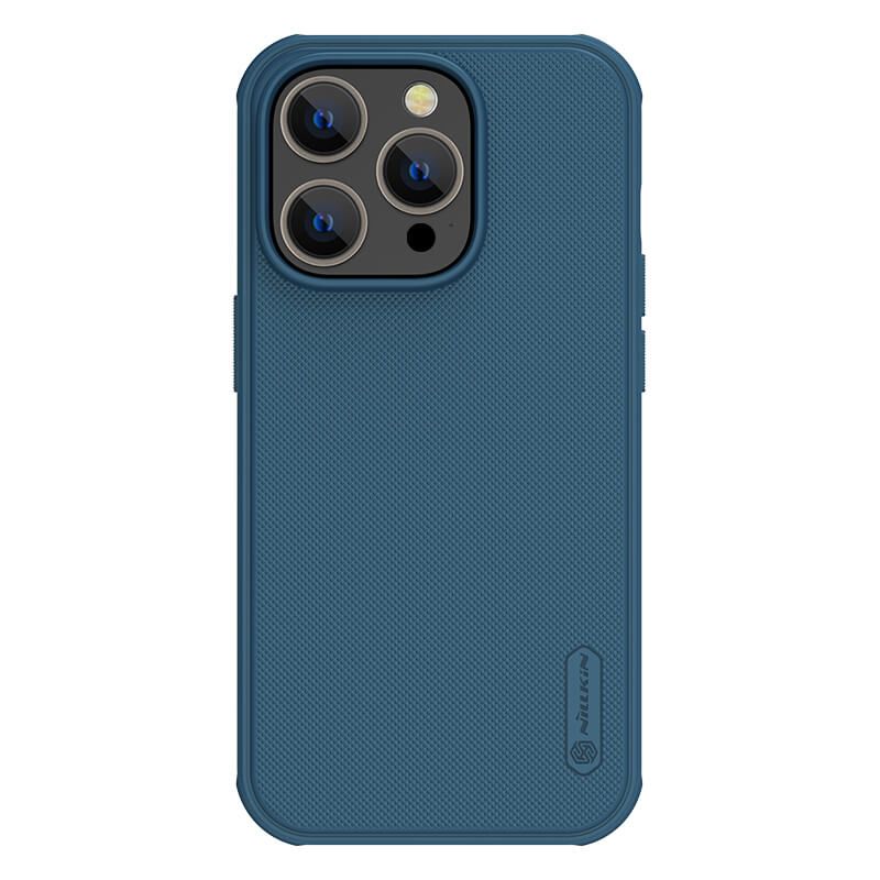 Чехол Nillkin Super Frosted Shield Pro Magnetic Matte для iPhone 14 Pro Max (синий)