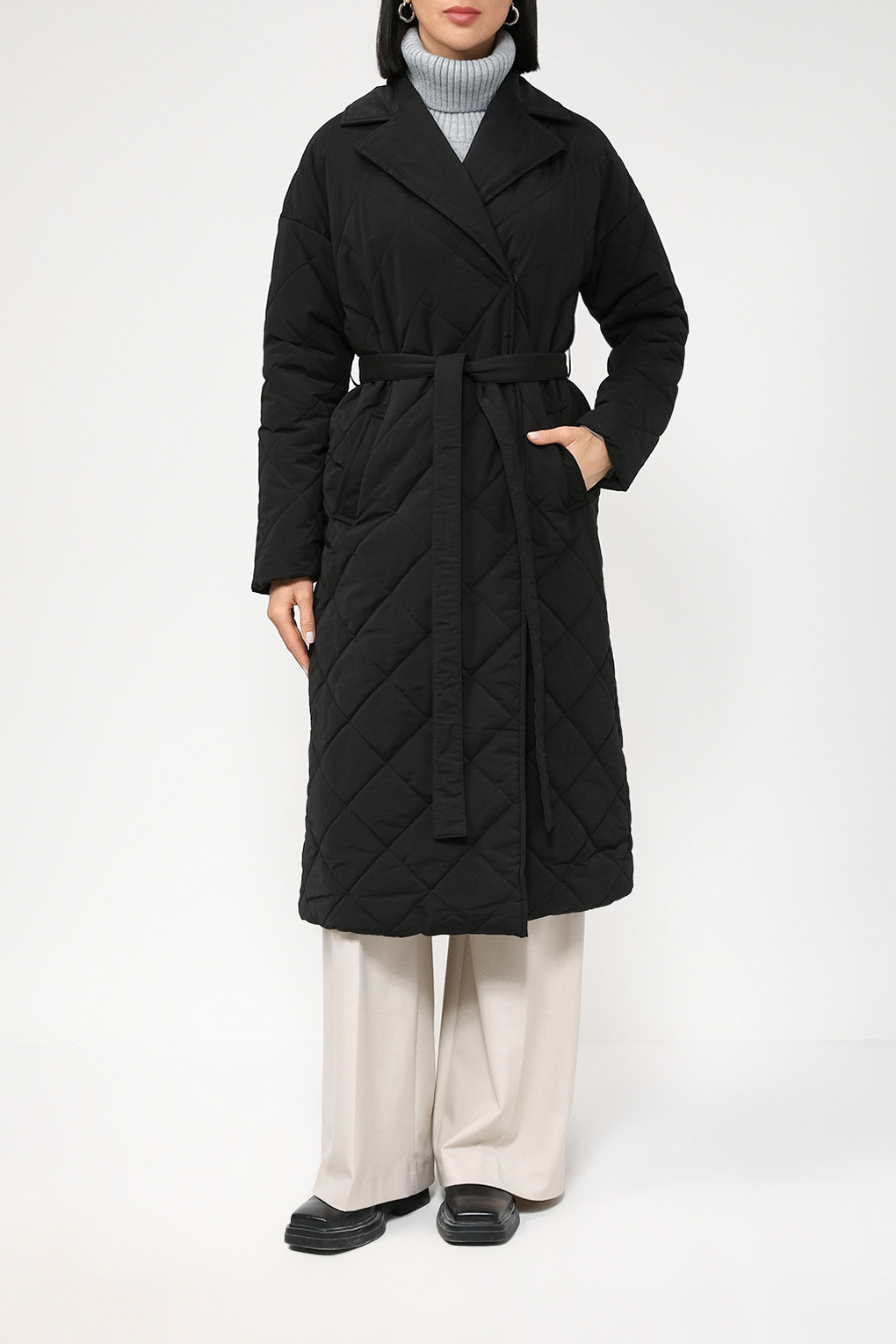 Пальто женское BELUCCI BL23086272MRKT черное 48