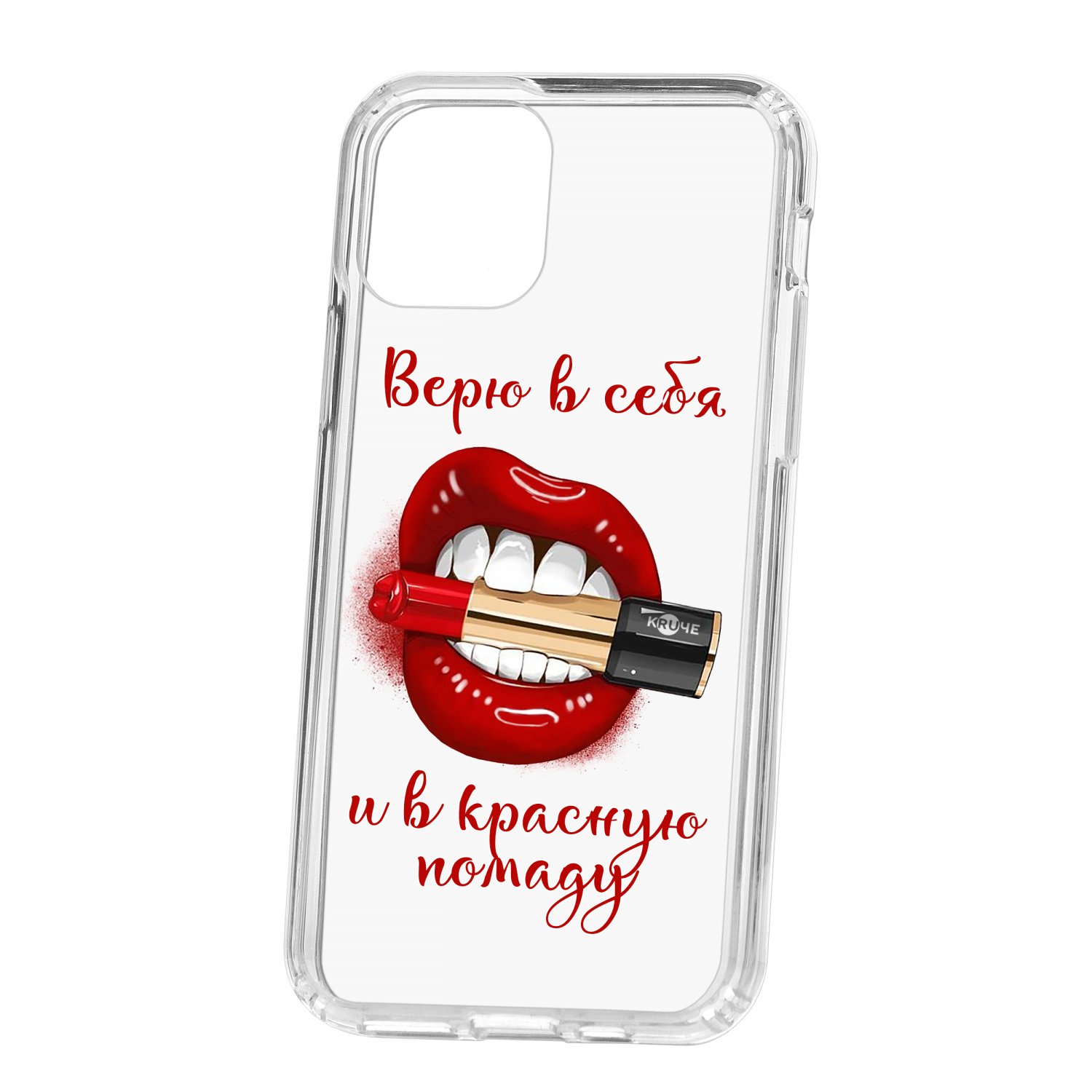 Чехол для Apple iPhone 11 Pro КRUЧЕ Print Red lipstick