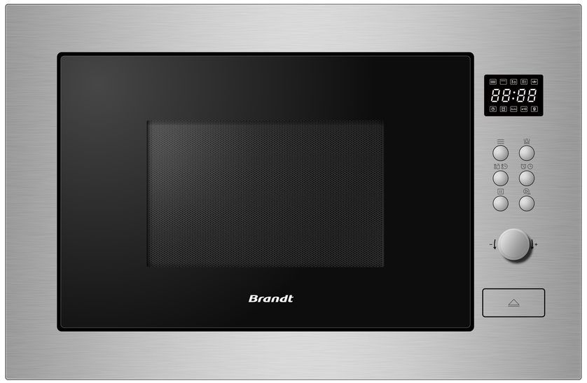 Встраиваемая микроволновая печь Brandt BMG2115X серебристый, серый, черный