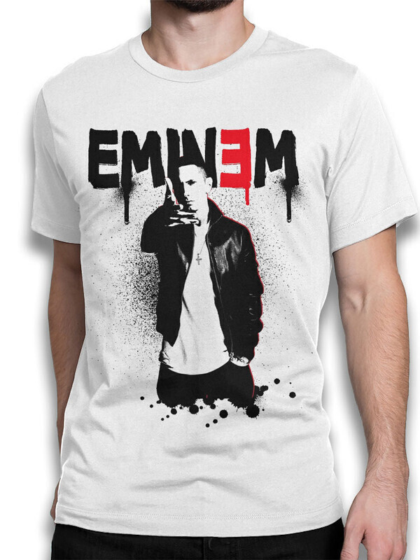 Футболка мужская Dream Shirts Эминем - Eminem 5000804-2 белая L