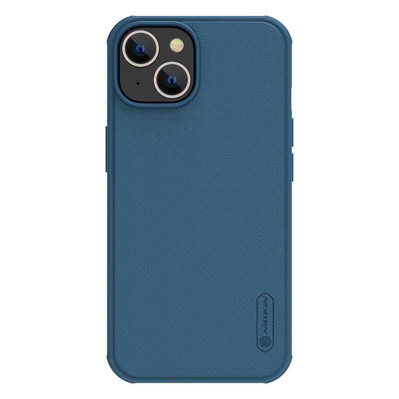 Накладка Nillkin Super Frosted Shield Pro для iPhone 14 Plus (синий)