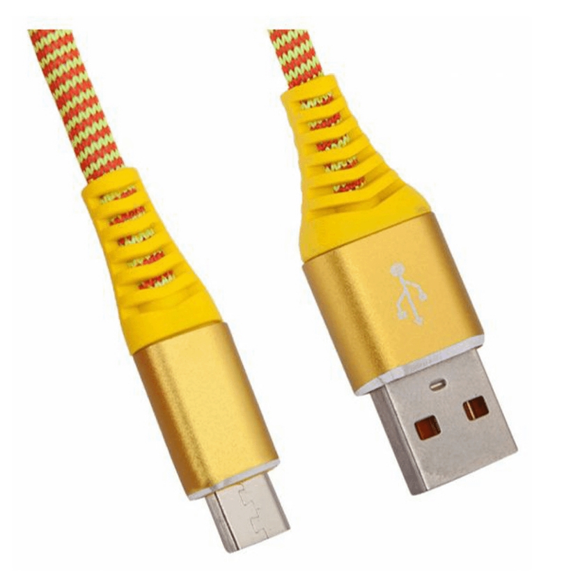 Кабель Liberty Project Micro USB Носки Yellow