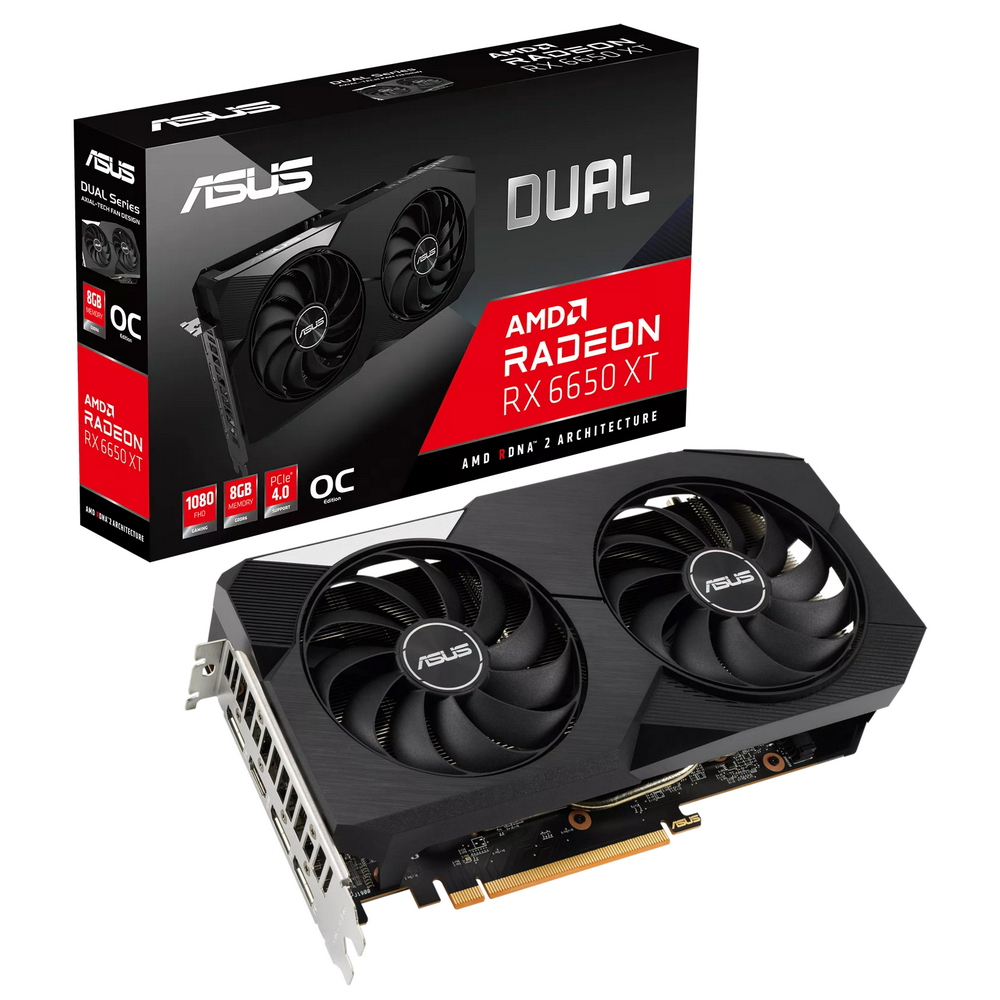Видеокарта ASUS AMD Radeon RX 6650 XT DUAL