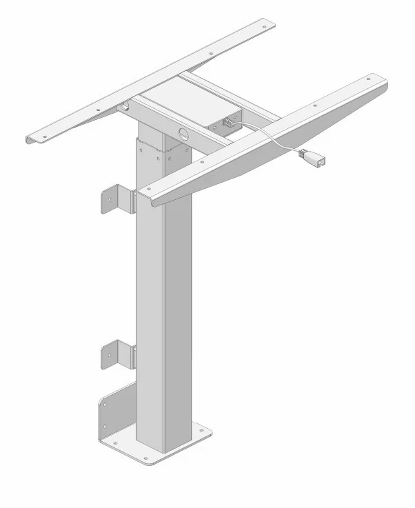 Рама для стола StolStoya PE121M, с электроприводом на 1-ой опоре, для крепления к стене