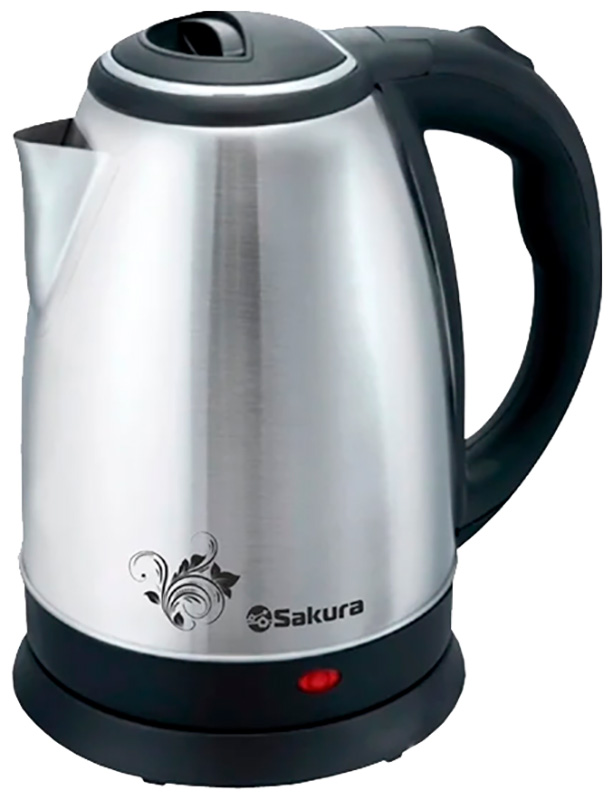 Чайник электрический SAKURA SA-2134 1.8 л Silver, Black