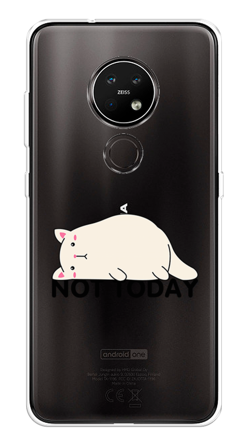 Чехол на Nokia 7.2 "Cat not today"