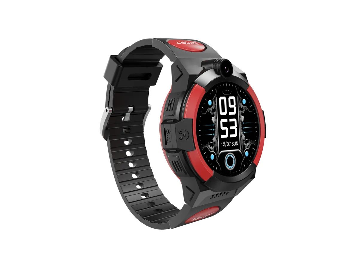 Детские смарт часы Smart Baby Watch LT32 4G "Агент 007", красный