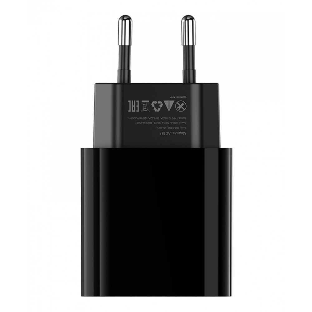 Сетевое зарядное устройство Alteracs USB Type C AC18F Black