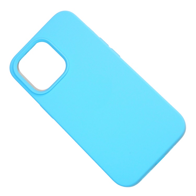 Чехол для iPhone 13 Pro силиконовый Soft Touch <светло-голубой> (премиум)