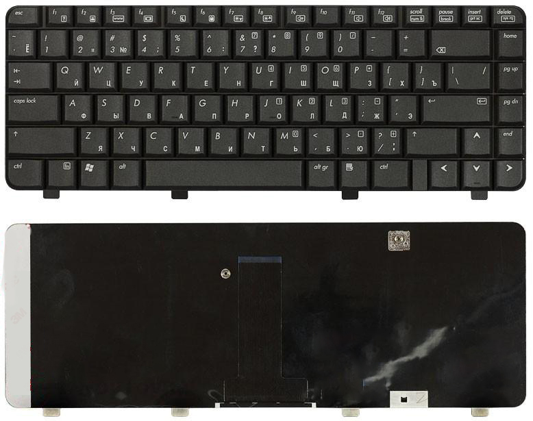 Клавиатура для ноутбука HP 500 510 520 черная