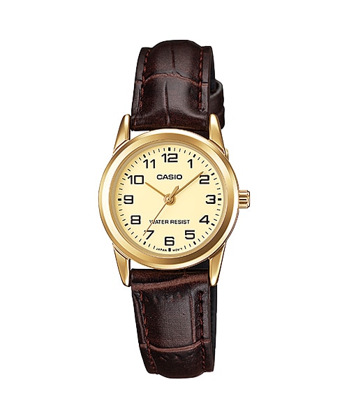 Наручные часы женские Casio LTP-V001GL-9B коричневые