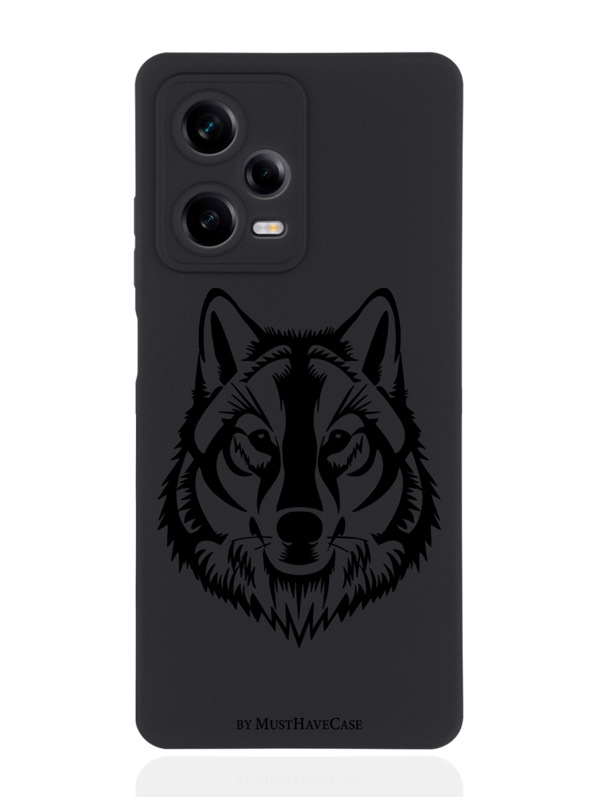 Чехол MustHaveCase для Xiaomi Redmi Note 12 Pro Волк черный