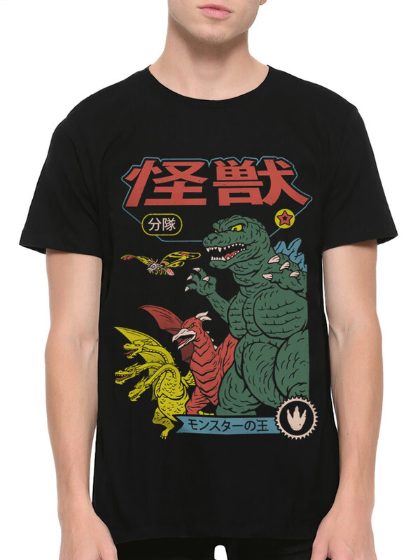 Футболка мужская Dream Shirts Годзилла - Godzilla GOD-145568-2 черная 2XL