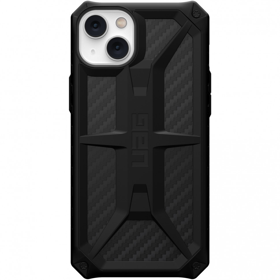 Чехол UAG Monarch Series для iPhone 14 Plus, Карбон (Carbon Fiber) (114033114242)