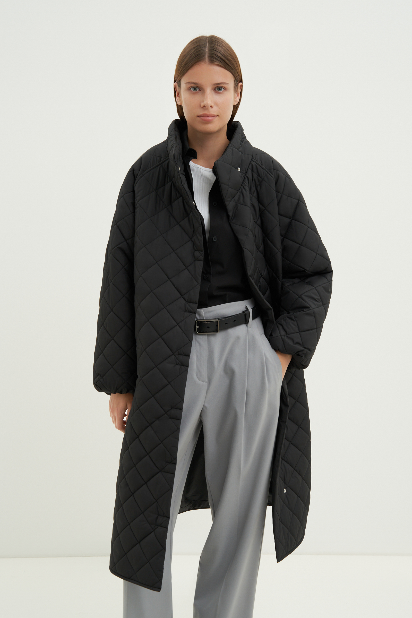 Пальто женское Finn Flare FAD11030 черное XL