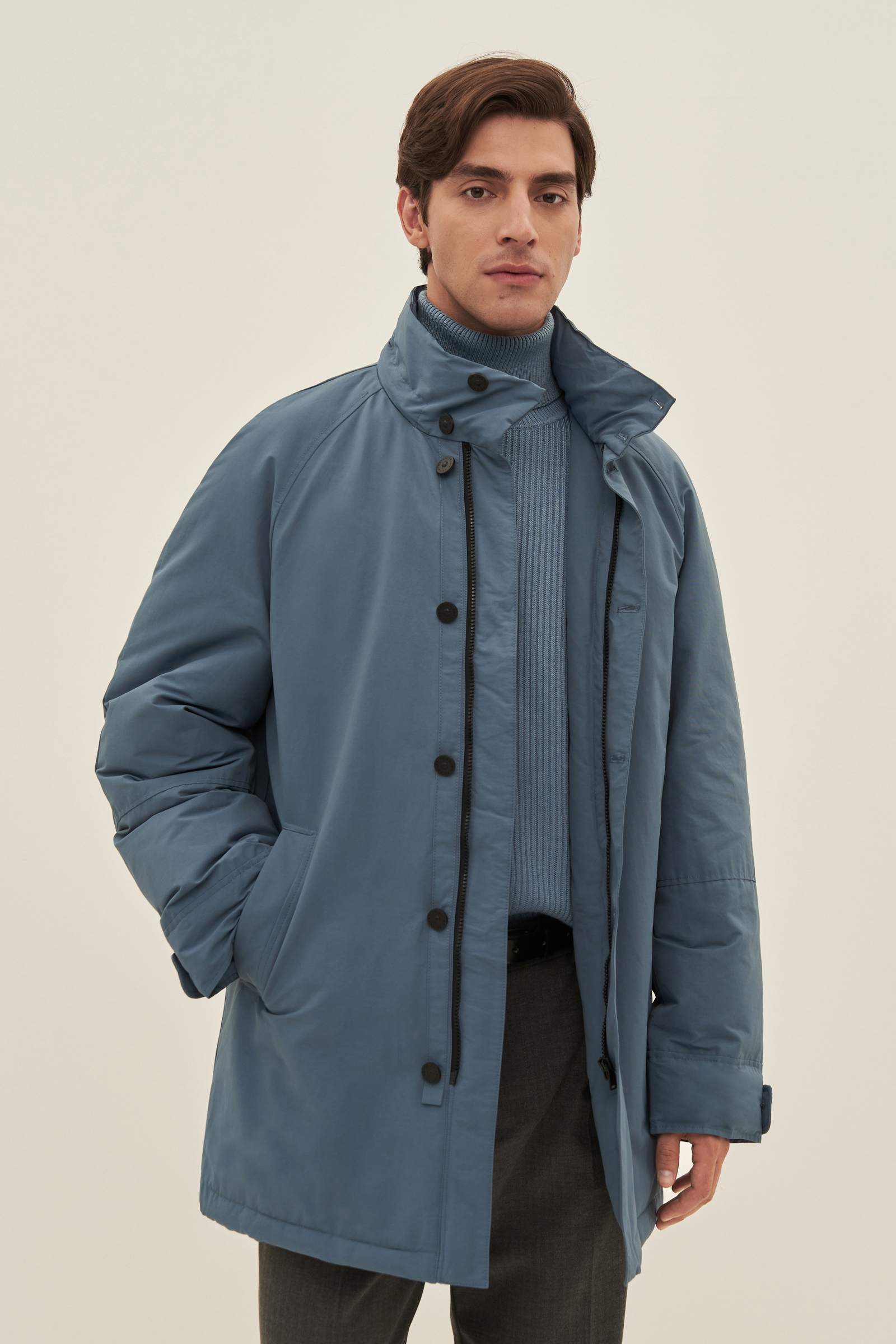 Куртка мужская Finn Flare FAD21002 синяя M