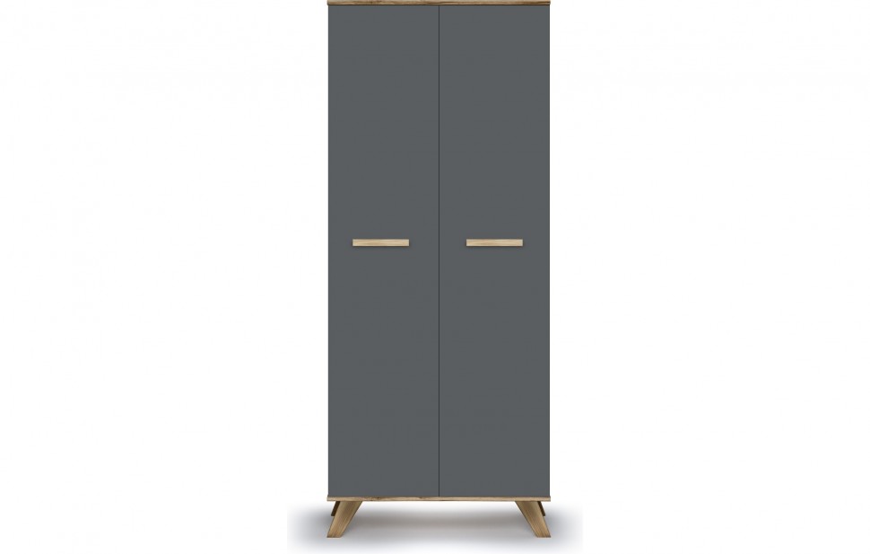 Шкаф для одежды 800 Вега Скандинавия Силк флай, Дуб Каньон