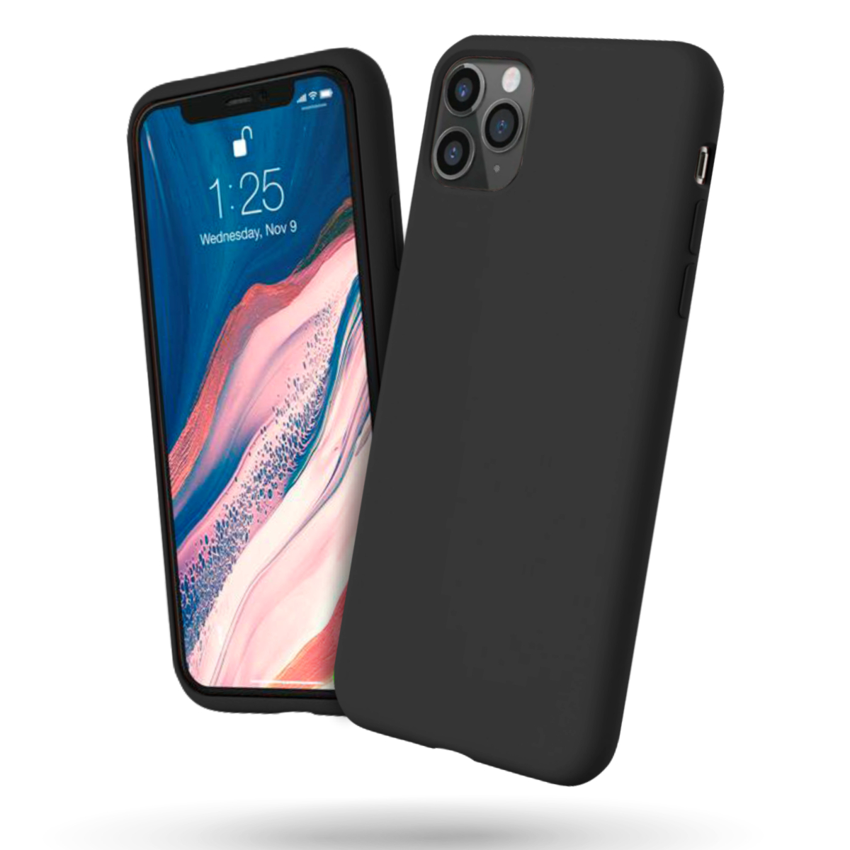 Чехол для iPhone 11 Pro, черный,Lumobook LB-CS3-02