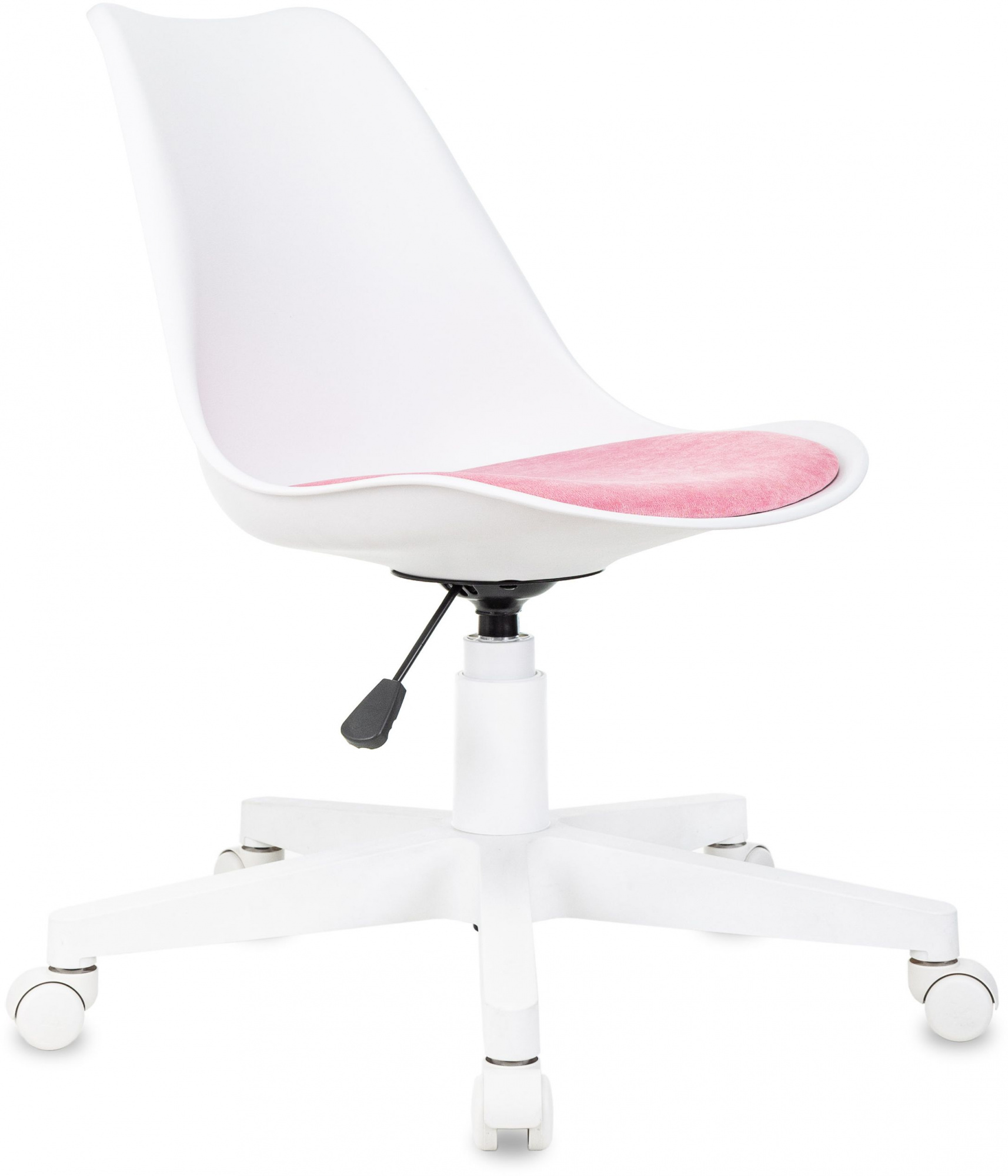 Кресло Бюрократ CH-W333 белый/розовый Velvet 36