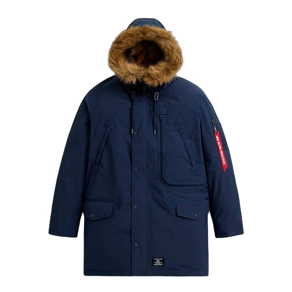 Парка мужская Alpha Industries N-3B Alpine Gen II синяя XL