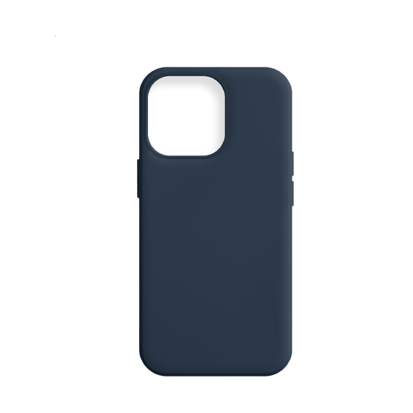 Чехол iPhone 13 Mini (5.4) Silicone WS темно-синий