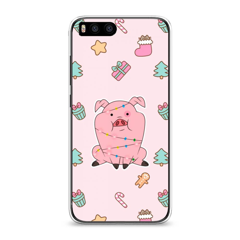 Чехол на Xiaomi Mi 6 "Розовая свинка"