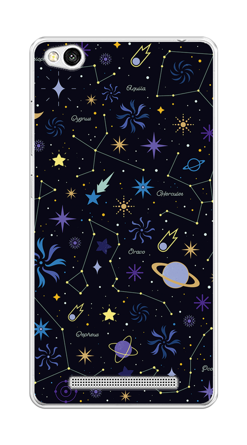 Чехол на Xiaomi Redmi 3 "Цветной космос"