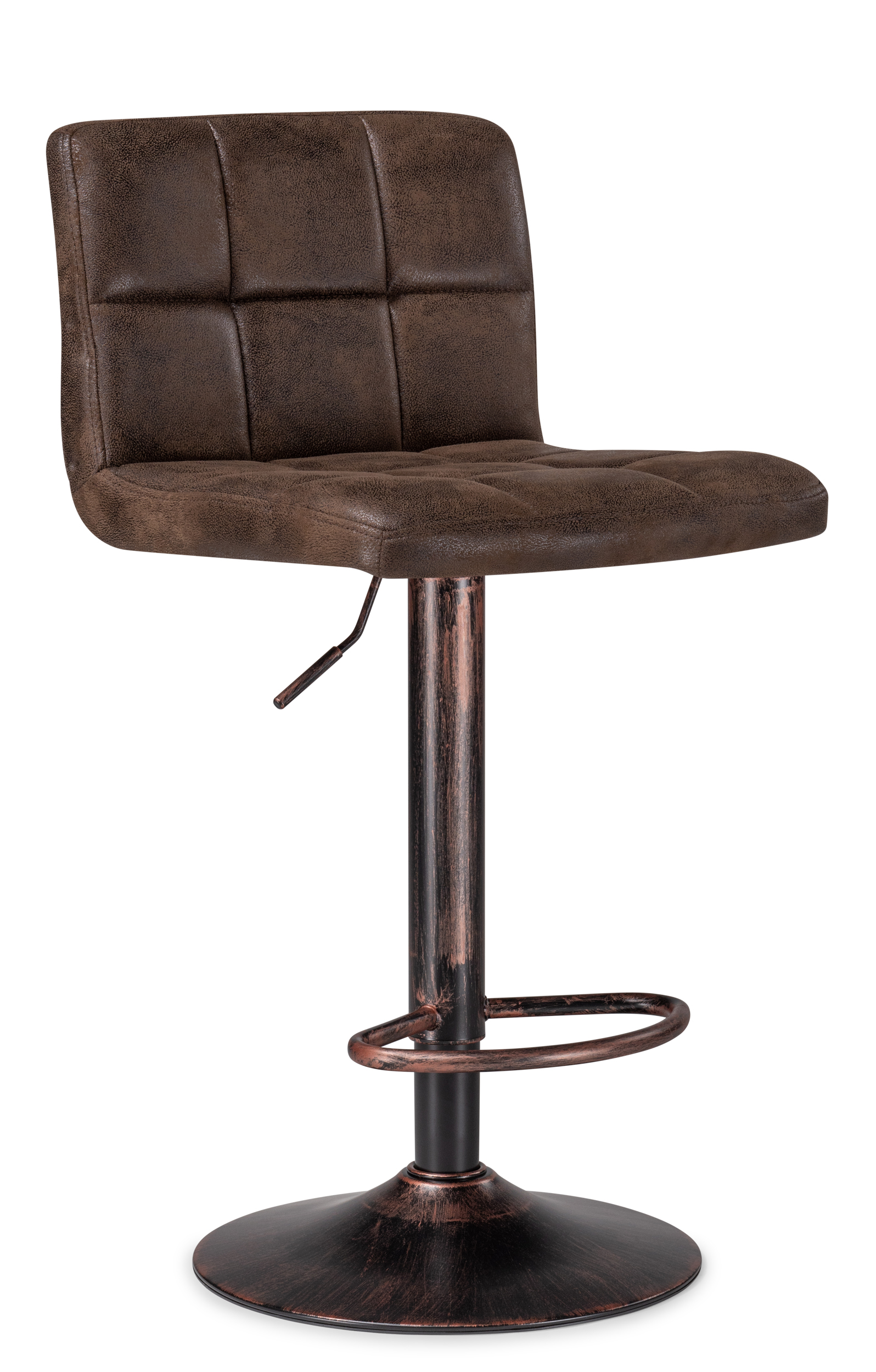 Барный стул Woodville Paskal vintage brown 1883, vintage brown