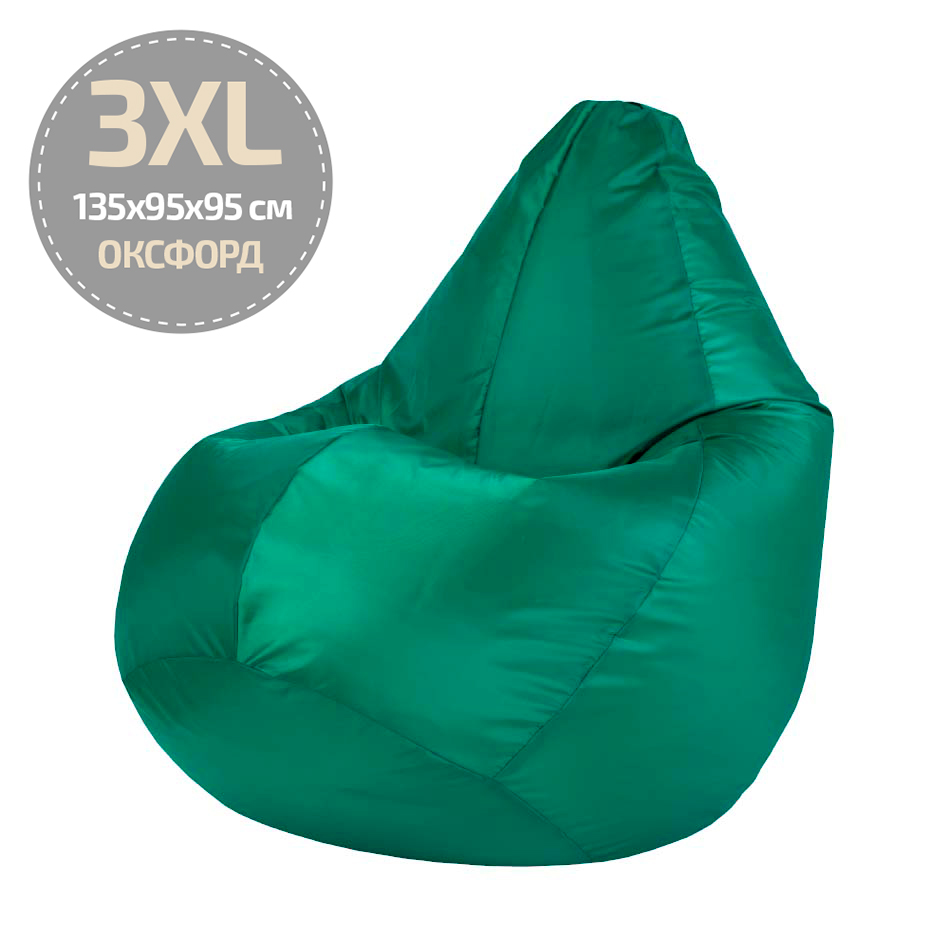 Кресло-мешок Папа Пуф Оксфорд Зеленый 3XL 135x90