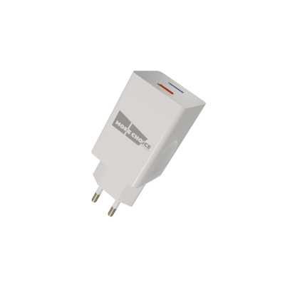 Сетевое зарядное устройство More choice NC55QCi Smart 2USB 3.0A QC3.0 Lighting 8-pin White