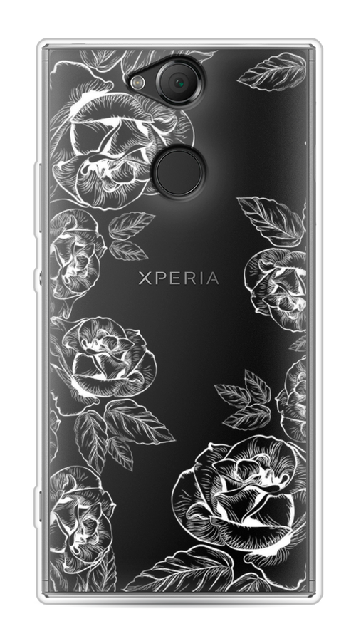 Чехол на Sony Xperia XA2  "Розы графика"