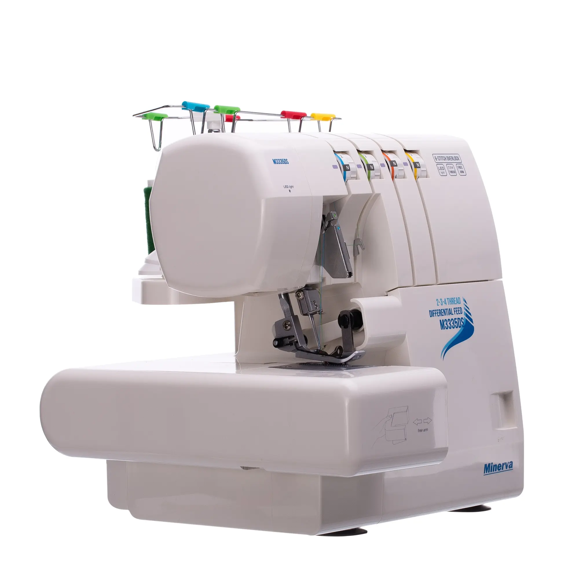 Оверлок Minerva M 3335DS белый