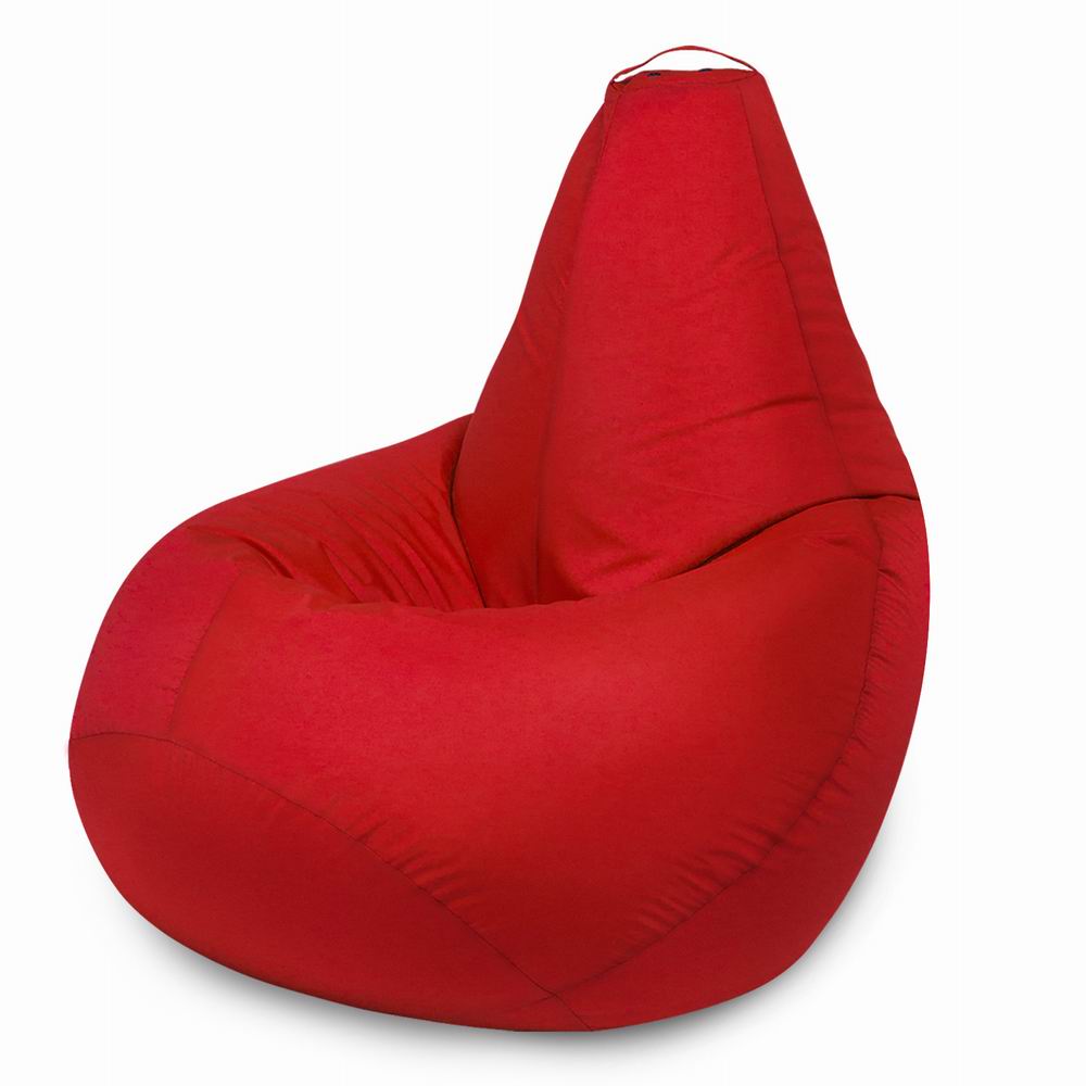Кресло мешок груша XL Компакт, оксфорд, красный