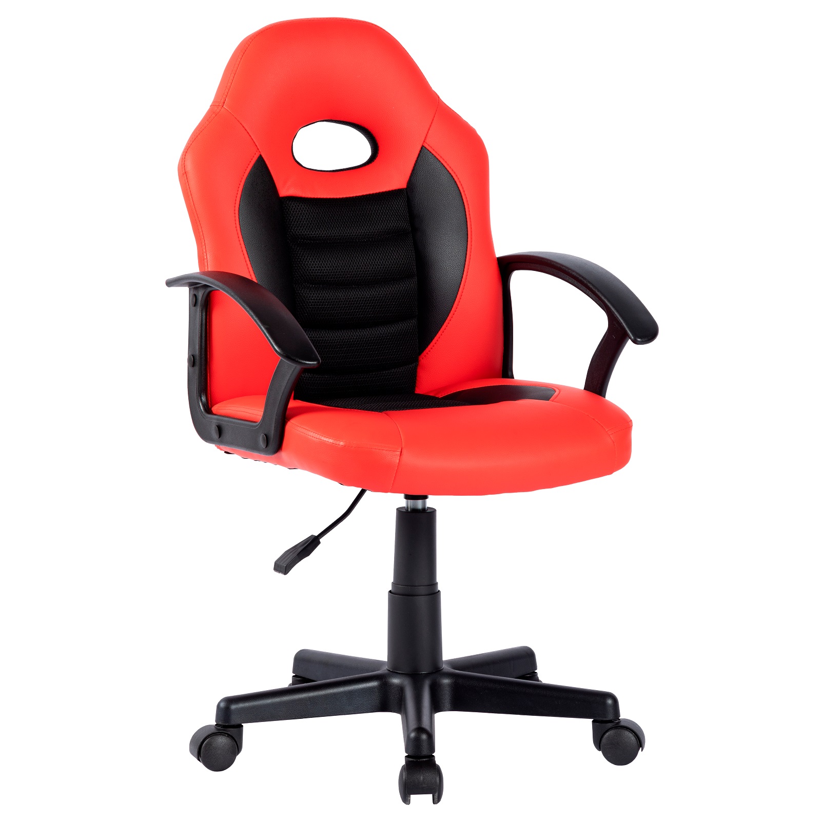 Игровое компьютерное кресло CHAIRMAN CH 111, экокожа, красно-черный
