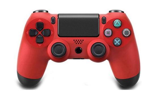 Геймпад NoBrand Dualshock 4 v2 для Playstation 4 Red (Не оригинал)