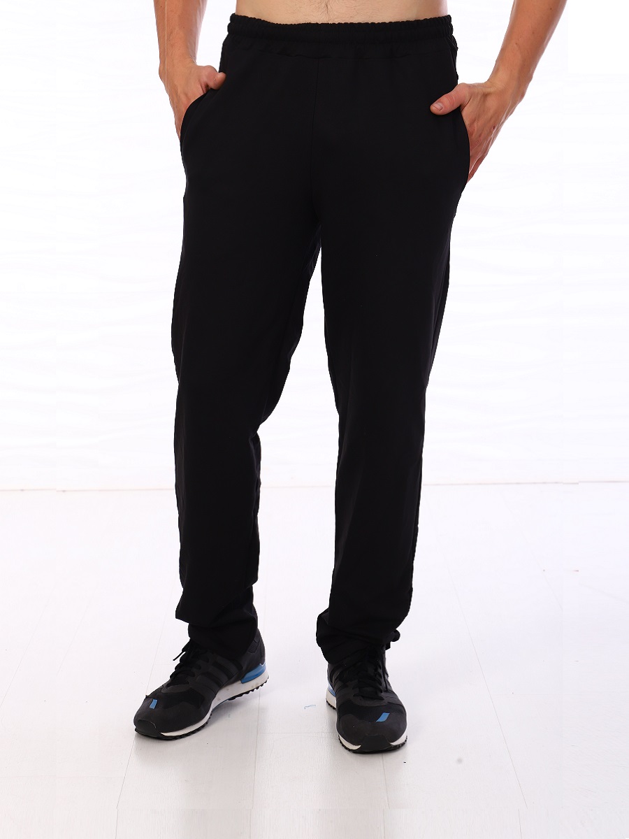 Спортивные брюки мужские ИвГрадТрикотаж Б165 Man черные 50 RU