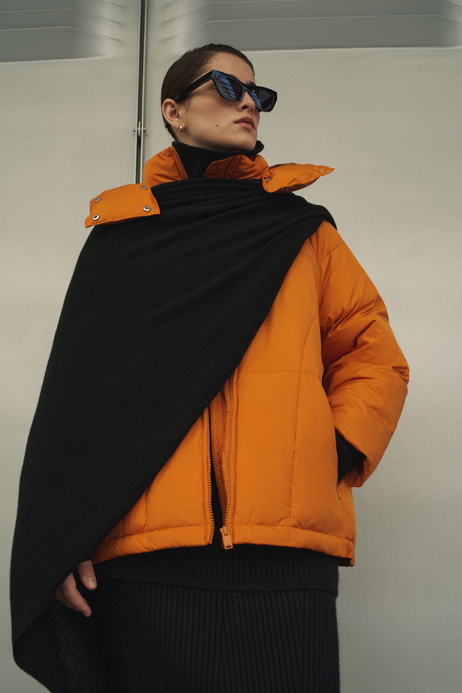 Куртка женская Finn Flare FAD110199 оранжевая M