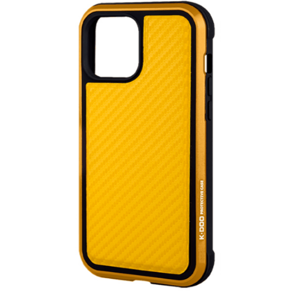 Чехол для iPhone 12/12 Pro Mars Carbon; желтый